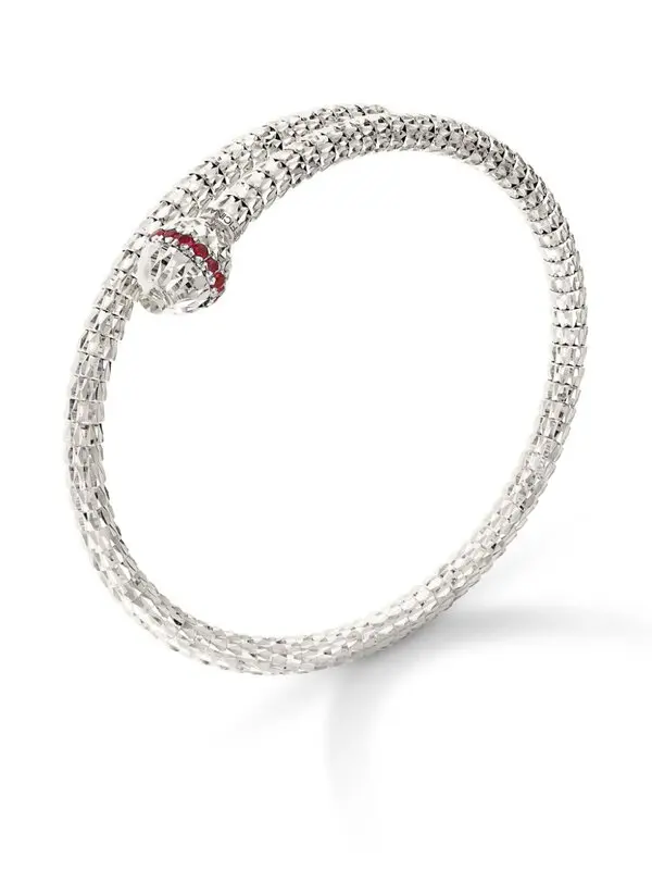 OFFICINA BERNARDI 18kt White Gold Ruby Bangle