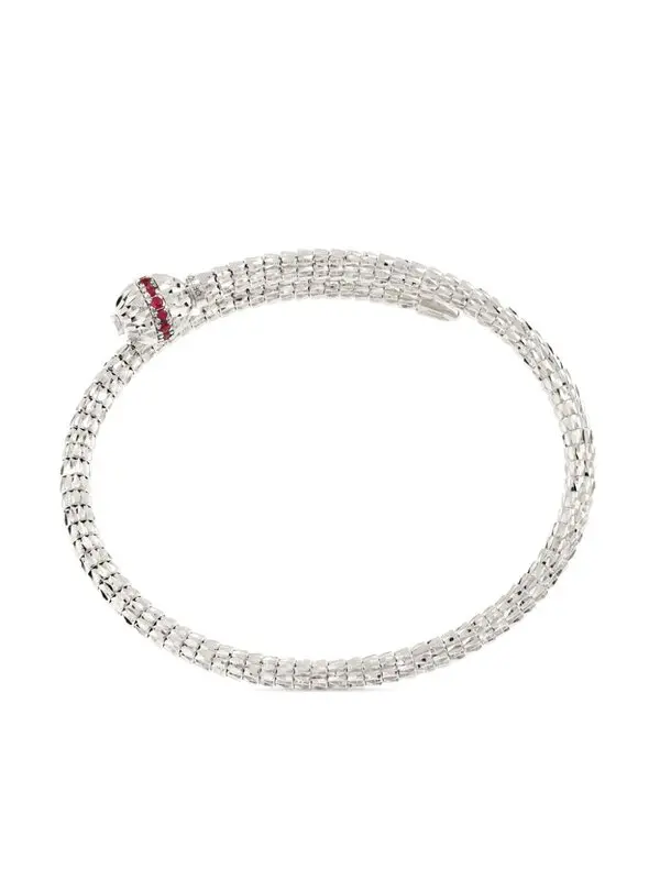 OFFICINA BERNARDI 18kt White Gold Ruby Bangle