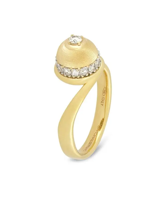 OFFICINA BERNARDI 18kt Yellow Empire Diamond Ring - Gold