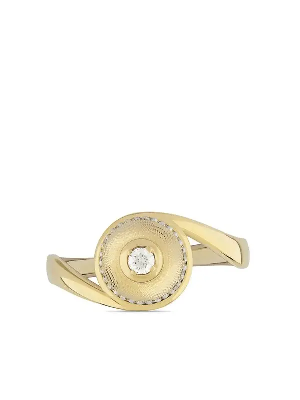 OFFICINA BERNARDI 18kt Yellow Empire Diamond Ring