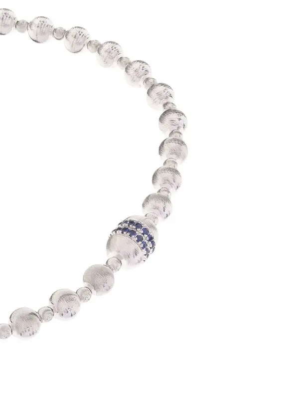 OFFICINA BERNARDI 18kt White Gold Sapphire Empire Necklace