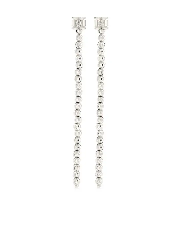 OFFICINA BERNARDI 18kt White Gold Diamond Earrings - Silver