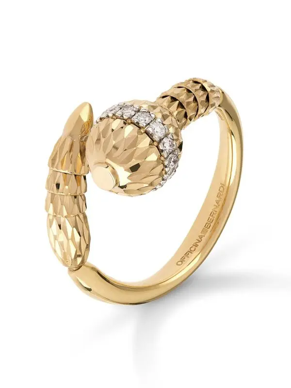 OFFICINA BERNARDI 18kt Yellow Diamond Ring