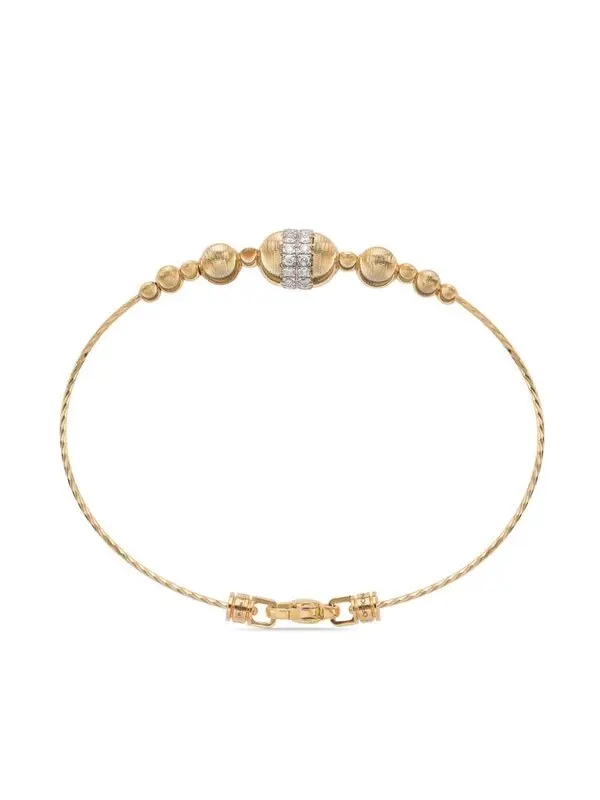 OFFICINA BERNARDI 18kt Yellow Empire Diamond Bangle