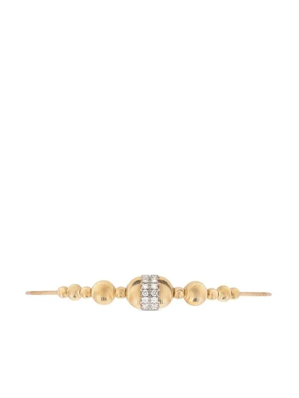 OFFICINA BERNARDI 18kt Yellow Empire Diamond Bangle