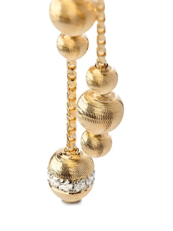 OFFICINA BERNARDI 18kt Yellow Diamond Drop Earrings