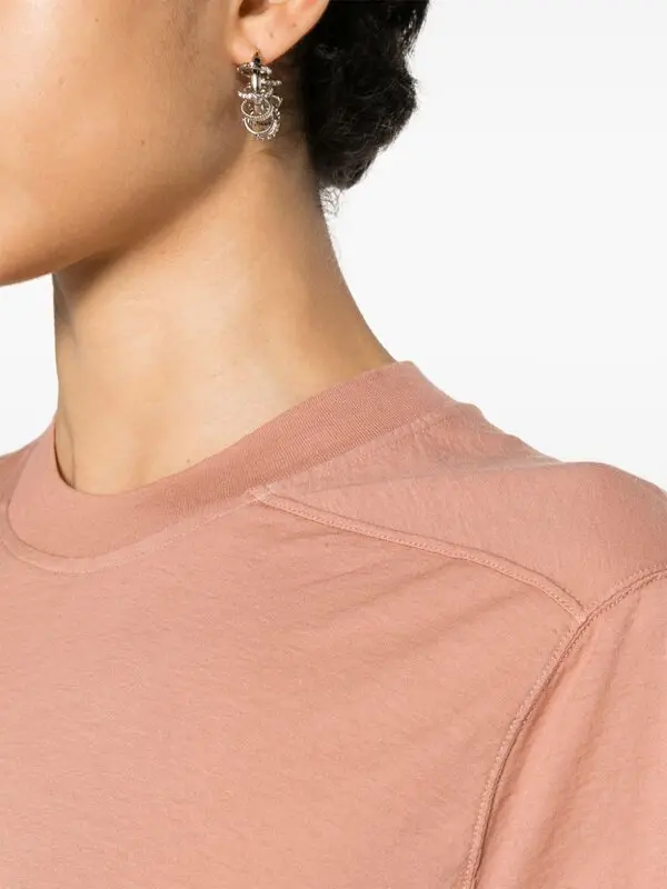 Rick Owens Small Level Cotton T-shirt - Pink