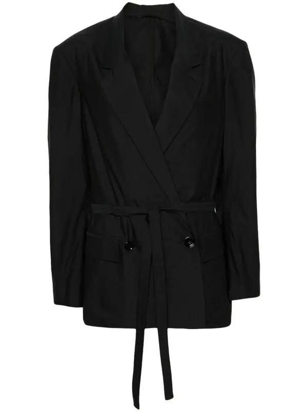 LEMAIRE Belted Double-breasted Blazer