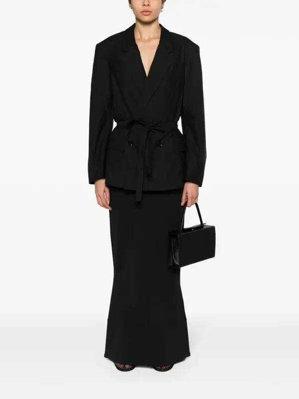 LEMAIRE Belted Double-breasted Blazer