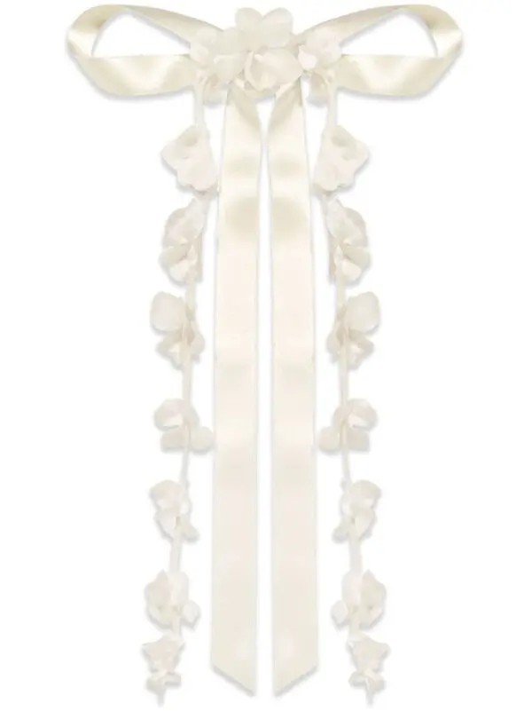 JENNIFER BEHR Juliet Bow Hair Pin - Neutrals