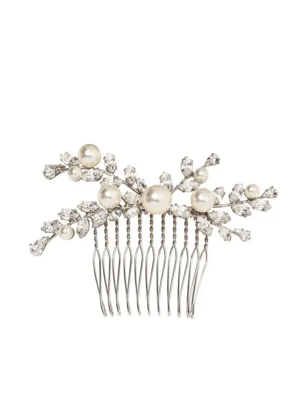 JENNIFER BEHR Verla Embellished Comb - Silver
