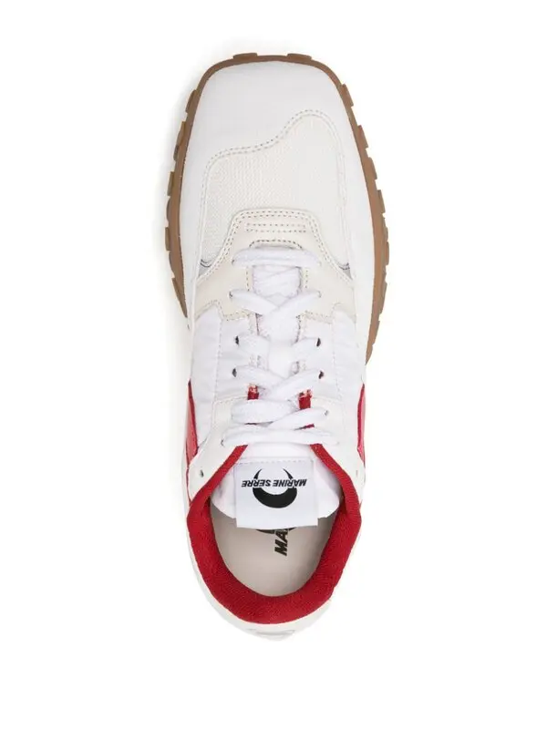 MARINE SERRE Ms Rise" Recycled Nylon Sneakers