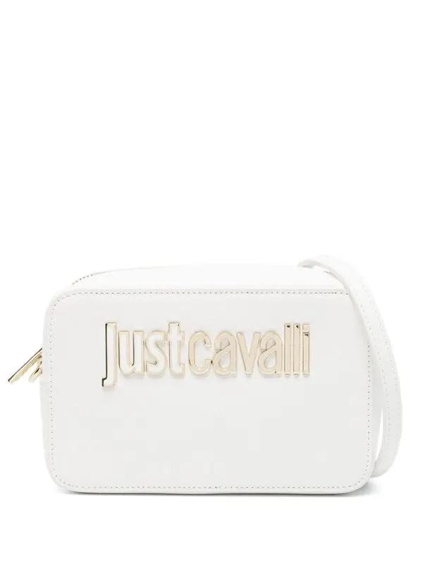Just Cavalli Logo Cross Body Bag - White