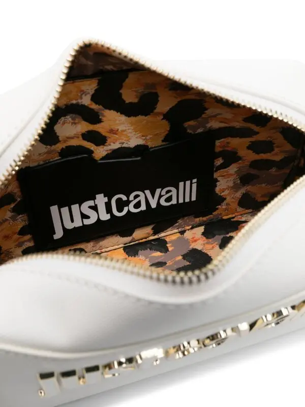 Just Cavalli Logo Cross Body Bag - White