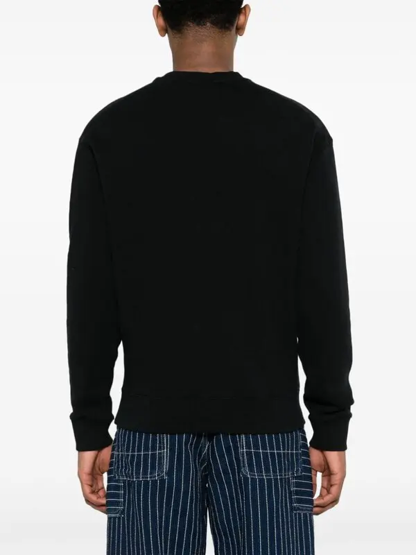 Maison Kitsuné Bold Fox Head Cotton Sweatshirt - Black