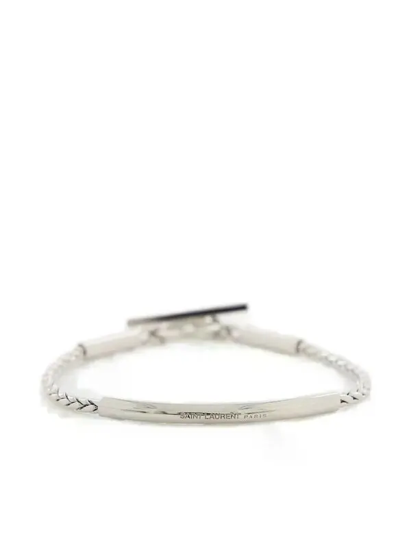 Saint Laurent Rope-chain Tube Bracelet