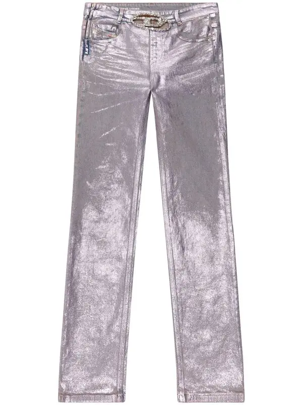 DIESEL® 1989 D-mine Straight-leg Jeans - Silver