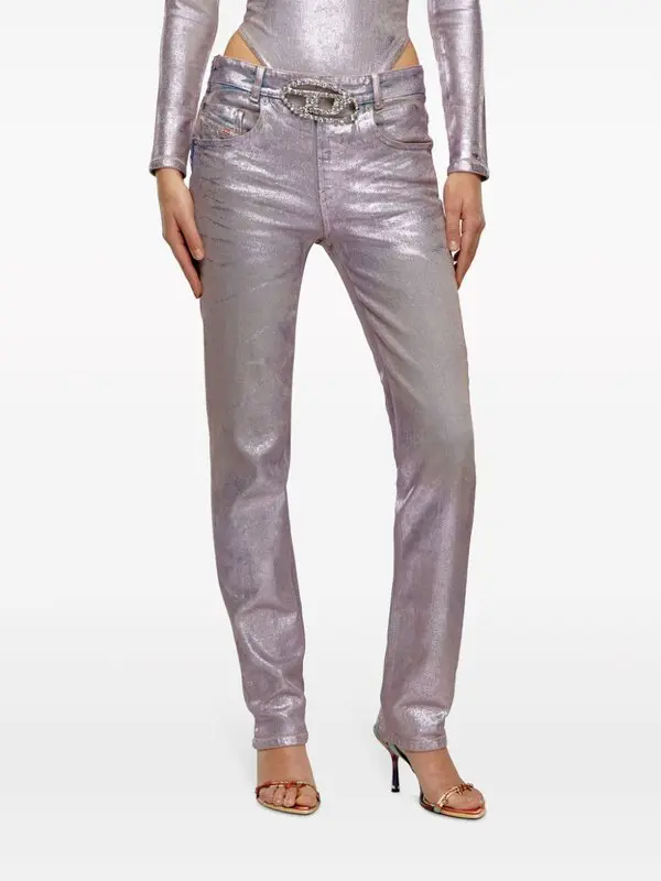 DIESEL® 1989 D-mine Straight-leg Jeans - Silver