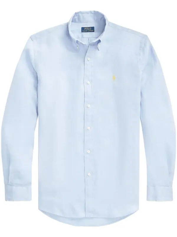 Polo Ralph Lauren Polo Pony-embroidered Shirt - Blue