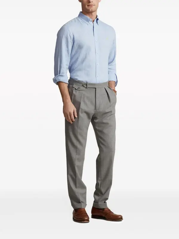 Polo Ralph Lauren Polo Pony-embroidered Shirt - Blue