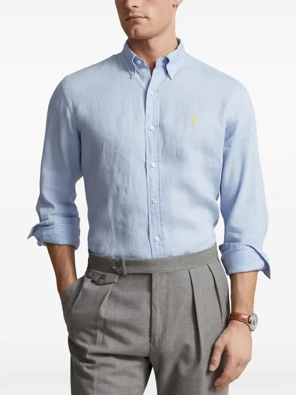 Polo Ralph Lauren Polo Pony-embroidered Shirt - Blue