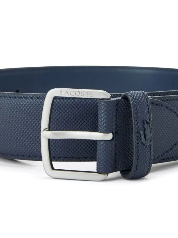 Lacoste Logo-engraved Belt - Blue