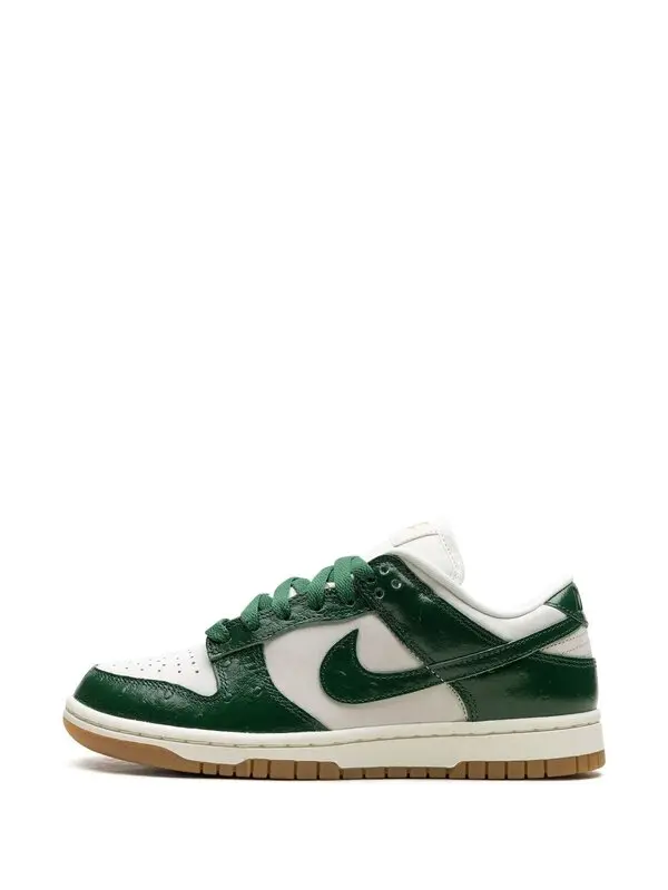 Nike Dunk Low Lx Gorge Green Ostrich Sneakers - White