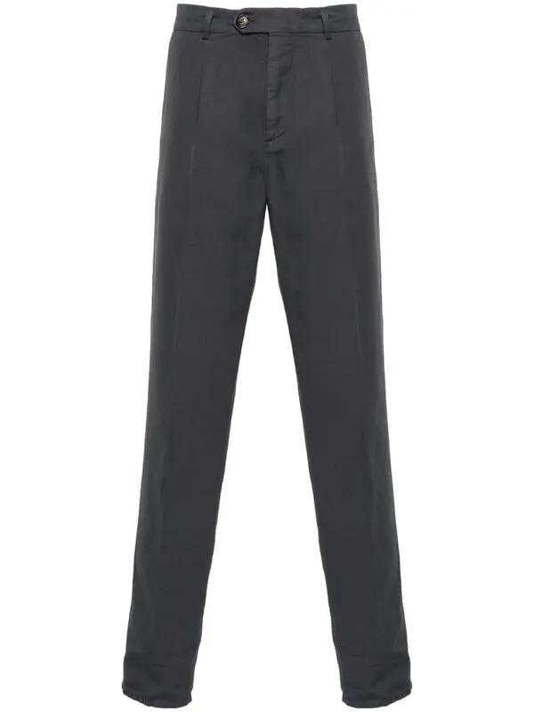 Brunello Cucinelli Tapered Chino Trousers - Grey