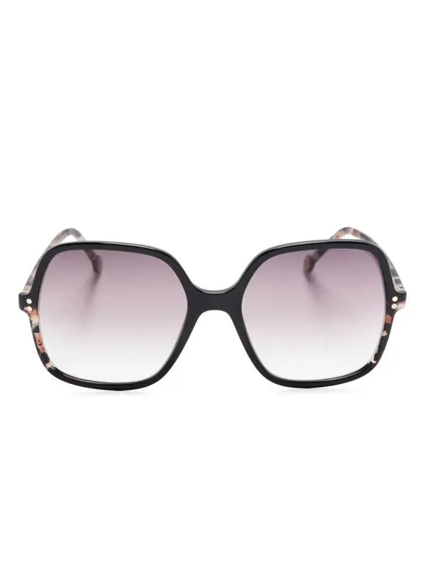 Carolina Herrera Square-frame Sunglasses - Black