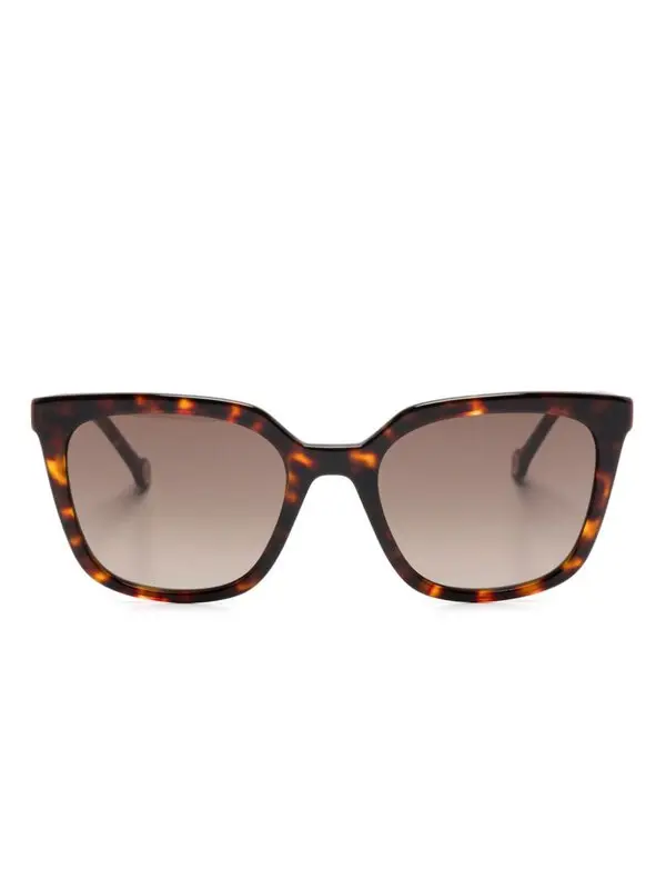 Carolina Herrera Square-frame Sunglasses - Brown