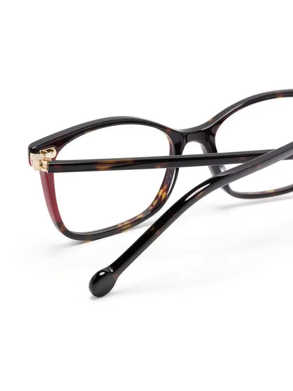 Carolina Herrera Tortoiseshell Square-frame Glasses - Brown