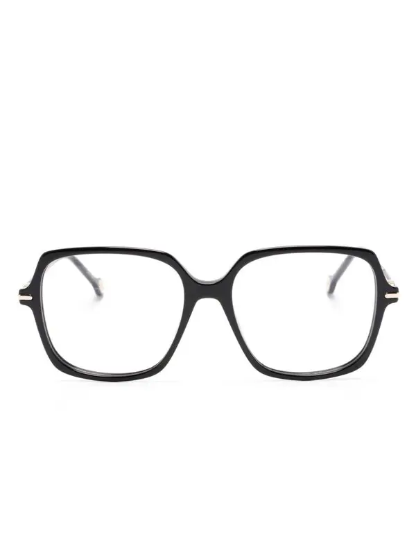 Carolina Herrera Oversized Eyeglasses - Black