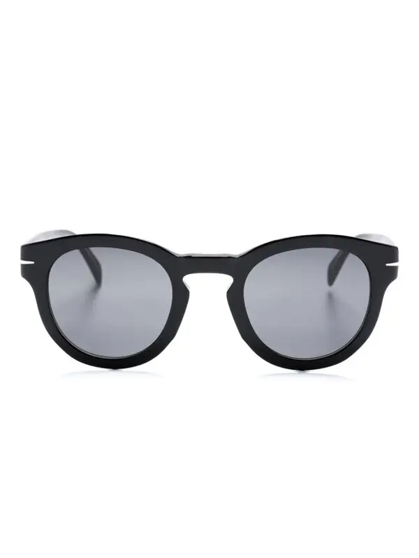 DB EYEWEAR BY DAVID BECKHAM Round-frame Sunglasses - Black