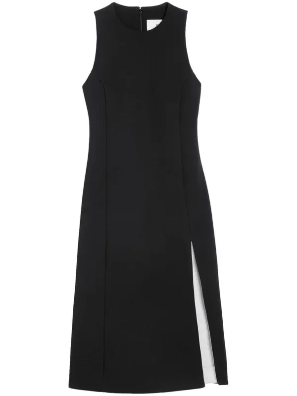 Ami Sleeveless Midi Dress - Black