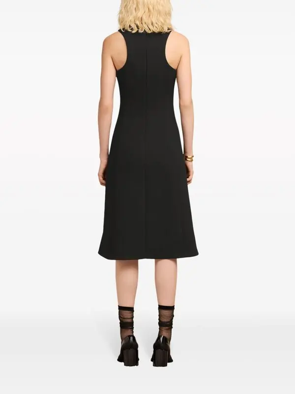 Ami Sleeveless Midi Dress - Black