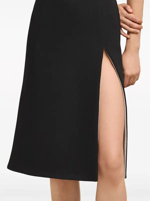Ami Sleeveless Midi Dress - Black