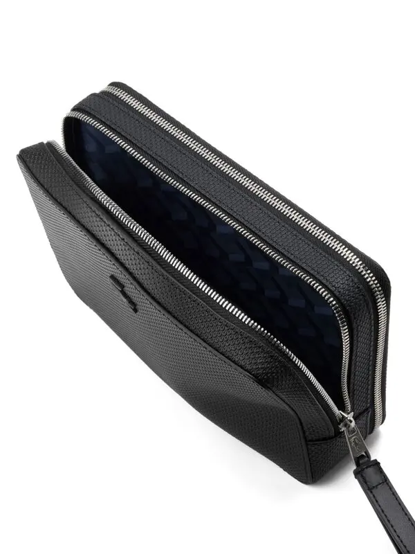 Lacoste Chantaco Leather Clutch