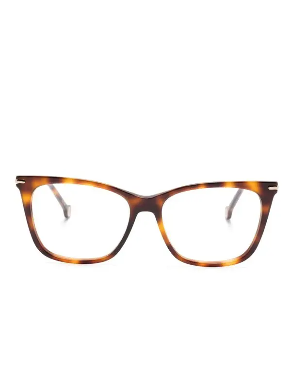 Carolina Herrera Wayfarer Acetate Eyeglasses - Brown