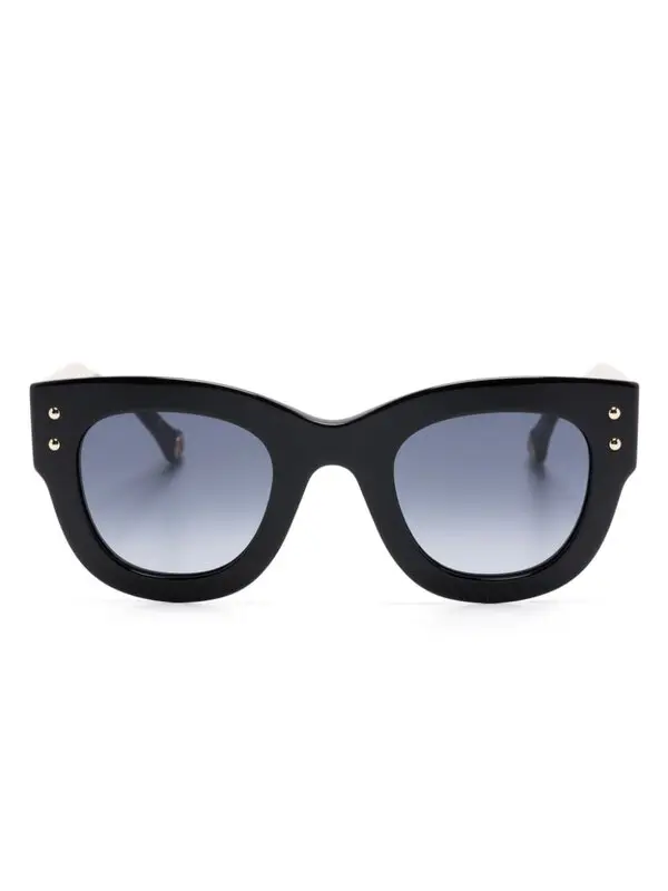 Carolina Herrera Round-frame Sunglasses - Black
