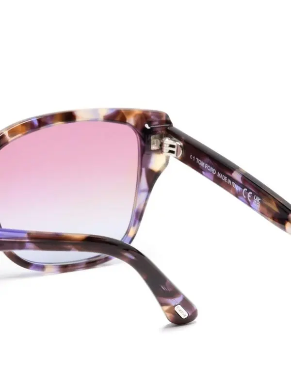 TOM FORD Elsa Wayfarer-frame Sunglasses