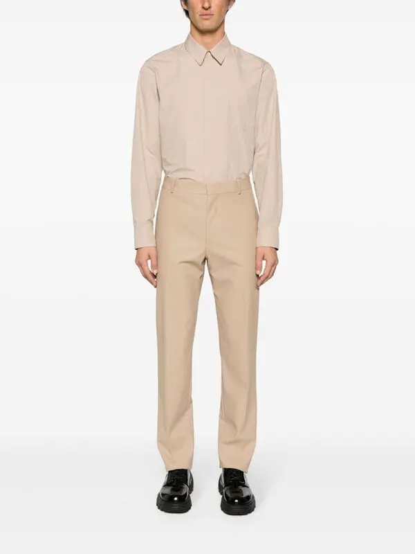 Alexander McQueen Mid-rise Tailored Twill Trousers