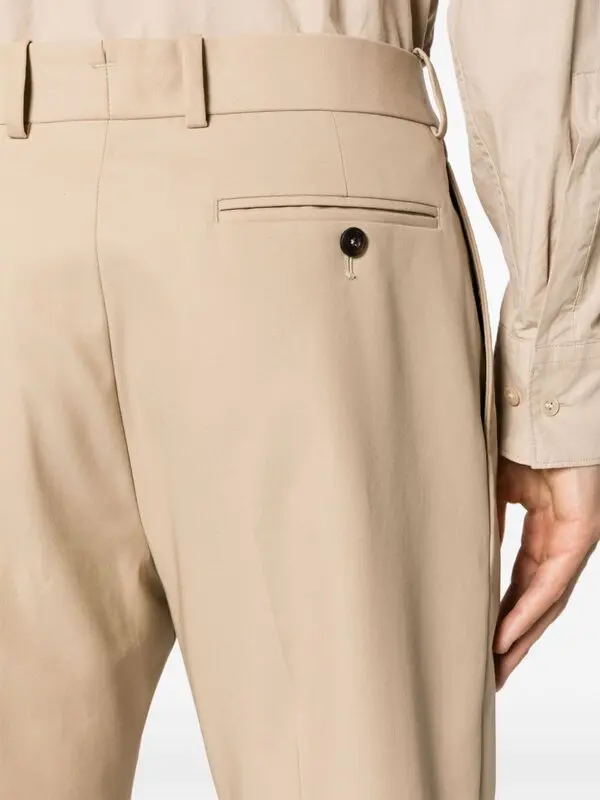 Alexander McQueen Mid-rise Tailored Twill Trousers