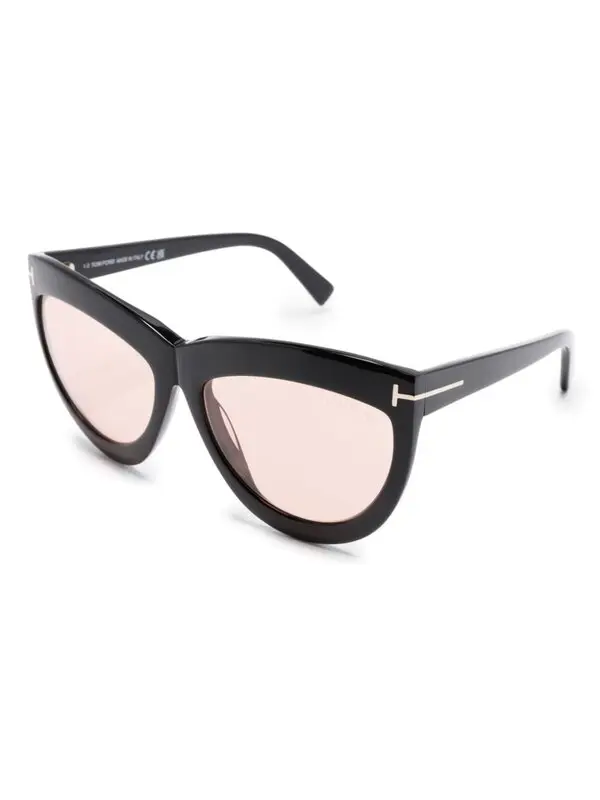TOM FORD Doris Oversize-frame Sunglasses - Black