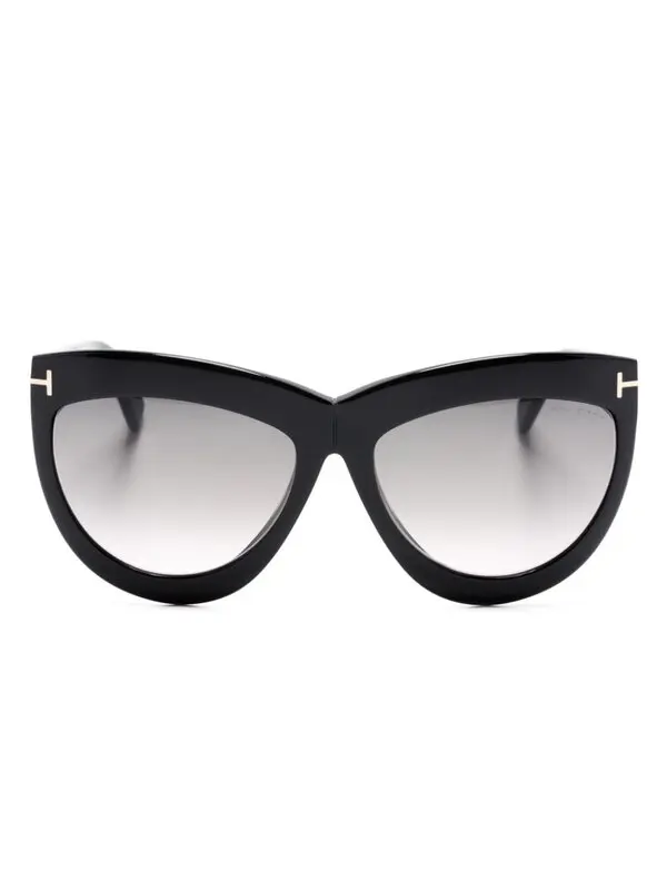 TOM FORD Doris Oversize-frame Sunglasses - Black