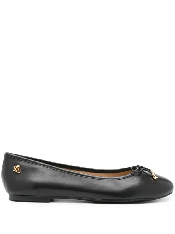 Ralph Lauren Jayna Leather Ballerinas