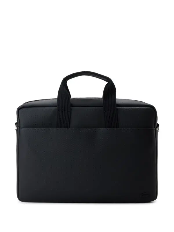 Lacoste Canvas Laptop Bag - Black