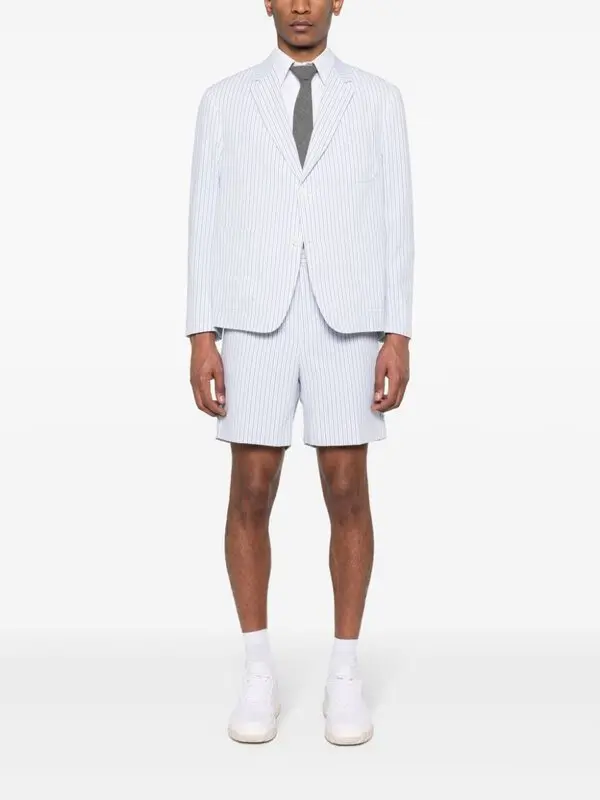 Thom Browne Seersucker Striped Blazer