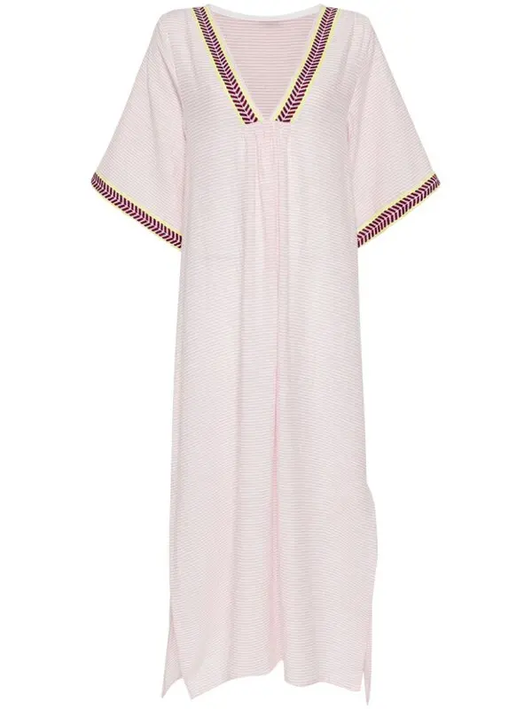 LEMLEM Edna Cotton-blend Maxi Dress - Pink