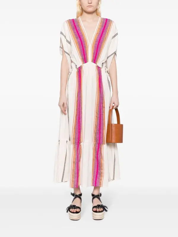 LEMLEM Leila Cotton-blend Maxi Dress - Multicolour