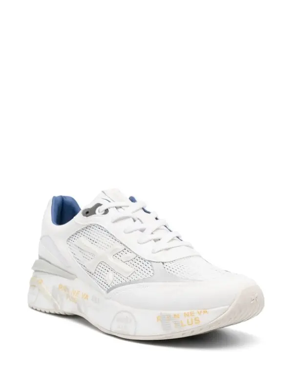 Premiata Moerun Logo-detail Sneakers - White